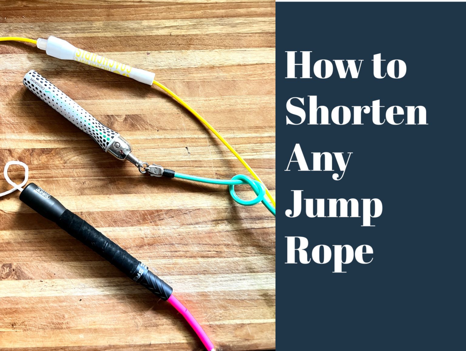 Jump Rope Skills Tutorials for Beginners: Intro to the basic bounce